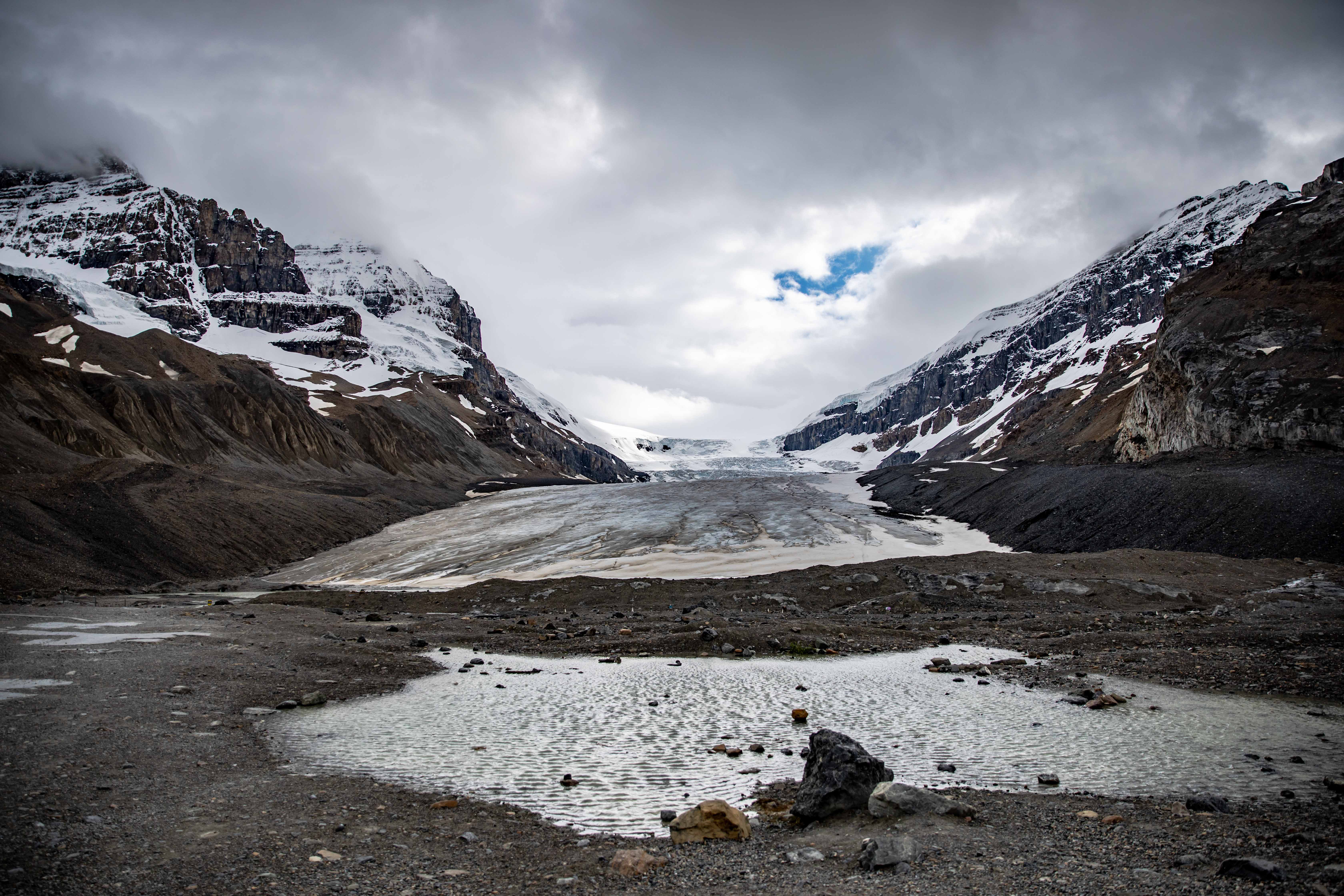 Toe of the Athabasca Glacier - The Intrepid Life
